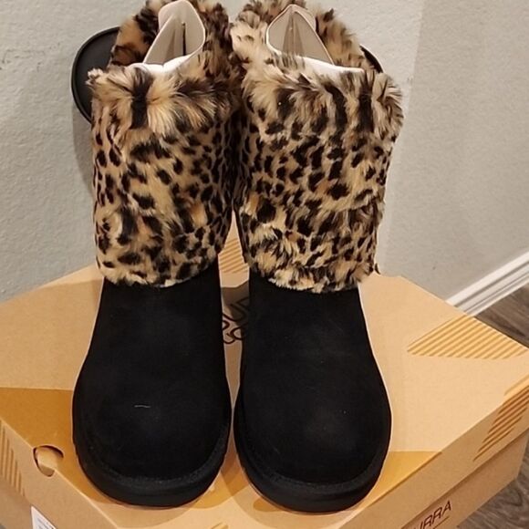Koolaburra | Shoes | Koolaburra By Ugg Dezi Suede Boots Cheetah | Poshmark